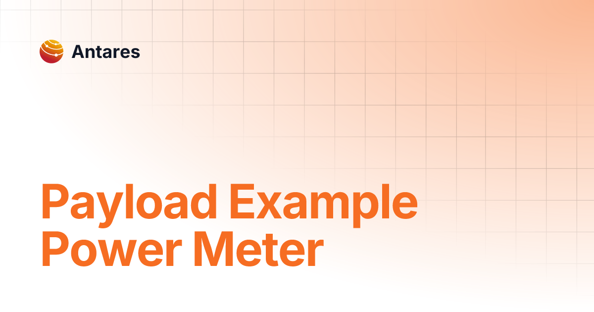 Payload Example Power Meter | en | Antares